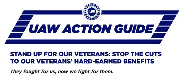Stand Up For Our Veterans: Stop the Cuts to Our Veterans Hard-Earned ...